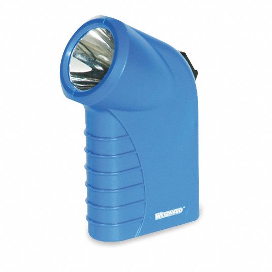 Incandescent Mini Flashlight, Plastic, Maximum Lumens Output: 20, Blue ...
