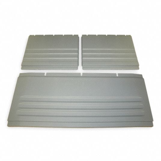 RUBBERMAID COMMERCIAL PRODUCTS, 2 3/4 in Ht, 22 in Overall Lg, Back ...