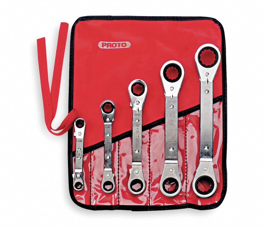 PROTO Juego de Llaves Reversibles , SAE , Número de Piezas: 5 , Núm. de Puntos: 6 - Juegos de ...