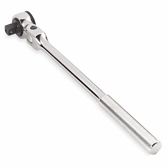 Hand Ratchet, Round, Reversing Yes, Steel - Grainger