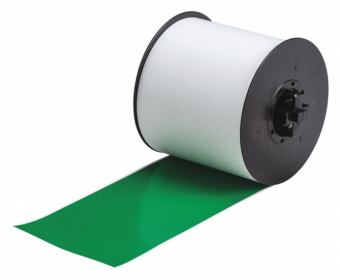 4 in x 110 ft, Vinyl, Continuous Label Roll - 1AMZ7|120864 - Grainger
