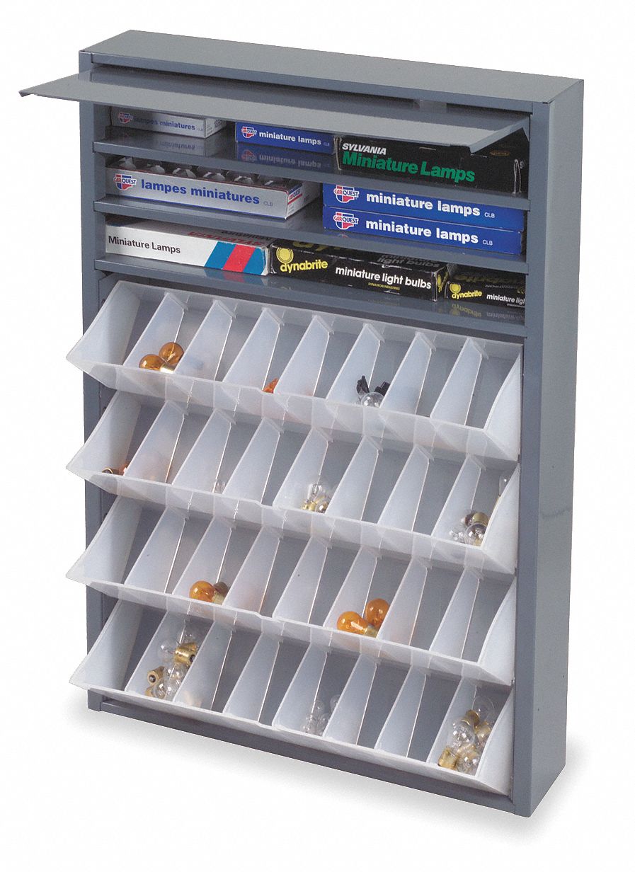 DURHAM MFG, 4 1/8 in x 19 1/8 in x 26 3/4 in, Wall, Tip-Out Bins ...