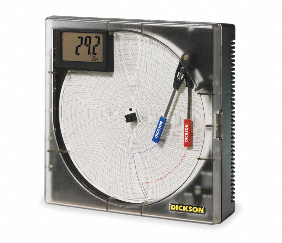 DICKSON Registrador Gráficas Circulares,24 hr. - Registradores de ...