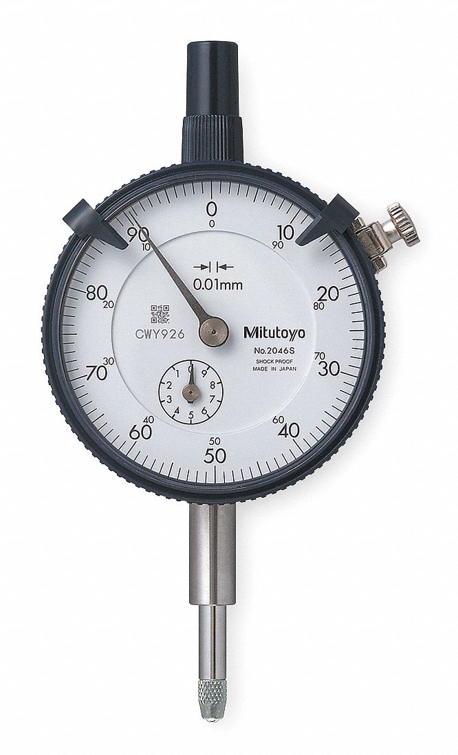 Mitutoyo 0 To 10 Mm Range Continuous Reading Dial Indicator Lug