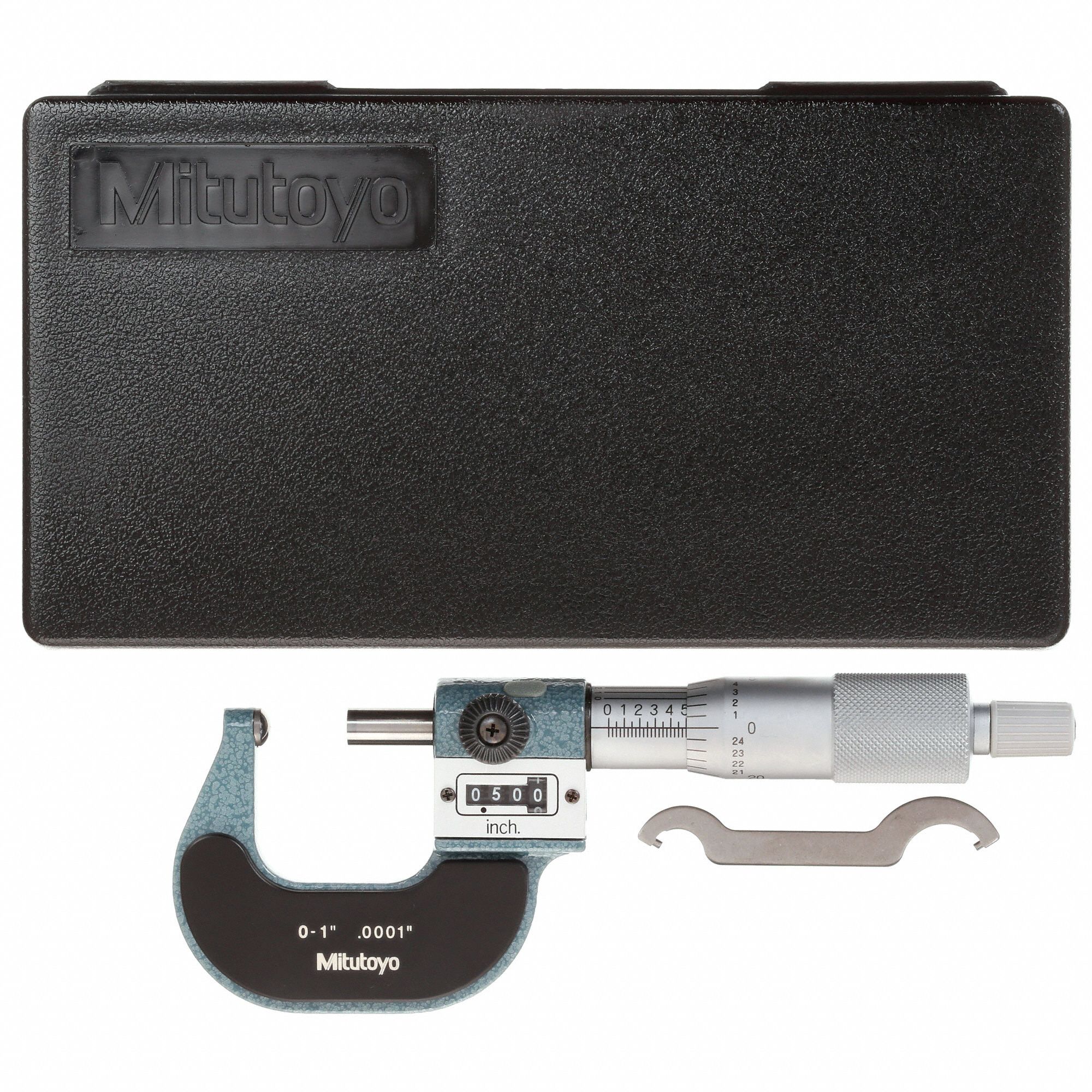 MITUTOYO Digital Spherical Face Micrometer: Digital, 0 in to 1 in Range ...