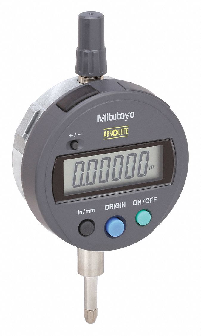 MITUTOYO, 0 in to 0.5 in /0 mm to 12.7 mm, Inch/Metric, Digital ...
