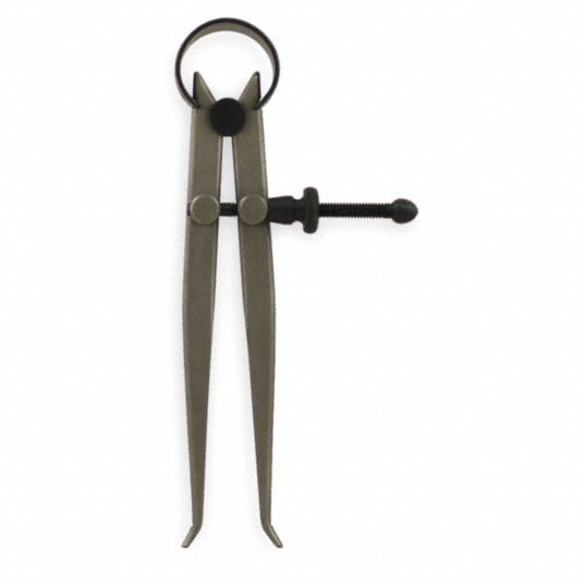 Inside Spring Caliper, Nut Type Solid - Grainger