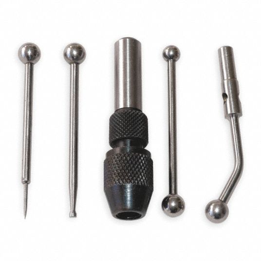 MITUTOYO, 5 Pieces, Double End, Wiggler Set - 1ARZ2|985-142 - Grainger
