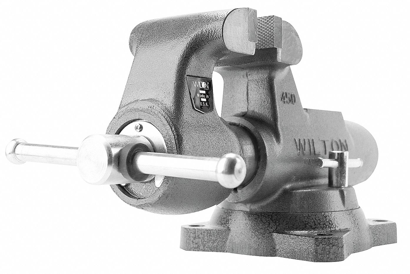 Heavy Duty Machinist's Vise, 6 in Jaw Width, 10 in Max. Opening, 5 1/2 ...