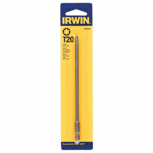 IRWIN, Power Bit, T15 Bit Size, Power Bit - 1AUR8|3052019 - Grainger