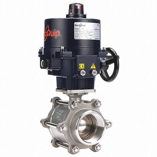 DYNAQUIP CONTROLS Electronic Actuated Ball Valve: 3 in Pipe Size, Full ... DYNAQUIP CONTROLS Electronic Actuated Ball Valve: 3 in Pipe Size, Full ...