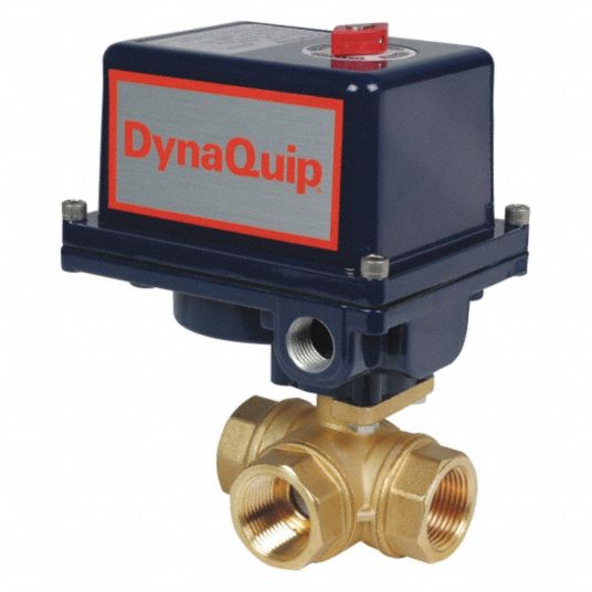 DYNAQUIP CONTROLS Brass Electronic Actuated Ball Valve, 3/4 in Pipe ... DYNAQUIP CONTROLS Brass Electronic Actuated Ball Valve, 3/4 in Pipe ...