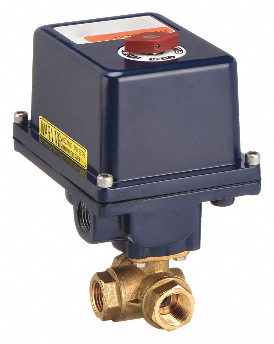 DYNAQUIP CONTROLS, 1/2 in Pipe Size, Std L, Electronic Actuated Ball ... DYNAQUIP CONTROLS, 1/2 in Pipe Size, Std L, Electronic Actuated Ball ...