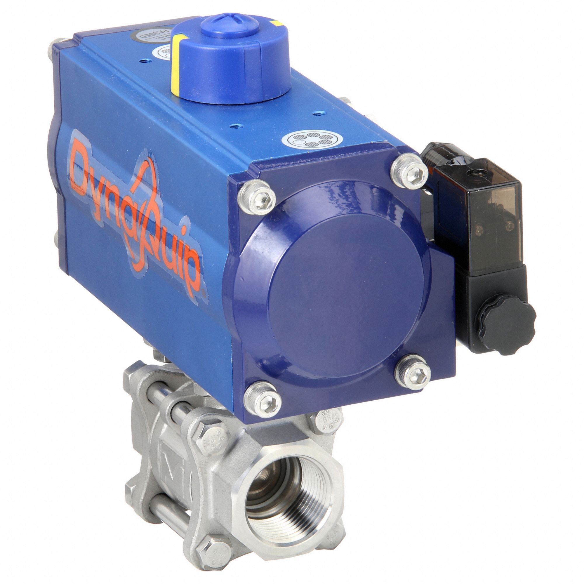 DYNAQUIP CONTROLS, 1 in, Stainless Steel, Pneumatically Actuated Two ... DYNAQUIP CONTROLS, 1 in, Stainless Steel, Pneumatically Actuated Two ...