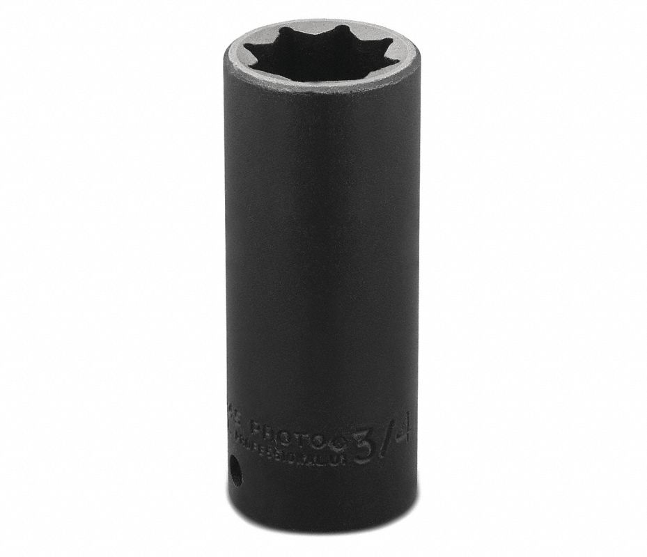 PROTO Dado de Impacto,3/4",SAE,L 3-1/4" - Dados de Impacto - 1AX26 ...