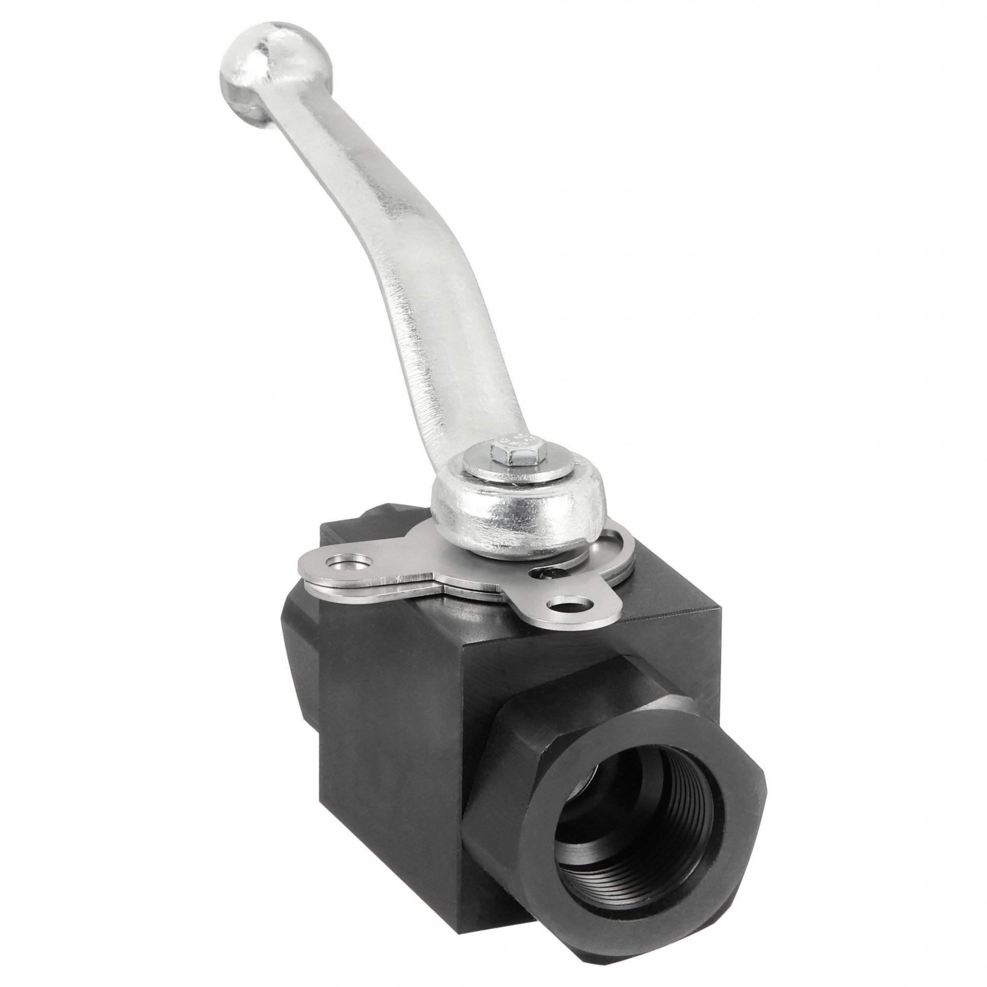 DYNAQUIP CONTROLS, 1 in, Carbon Steel, Manual Two-Way Ball Valve ...