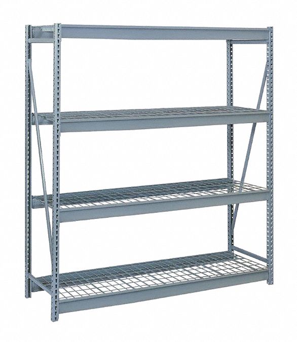 LYON Bulk Storage Rack: Starter, Medium-Duty, 96 in x 48 in x 96 in ...