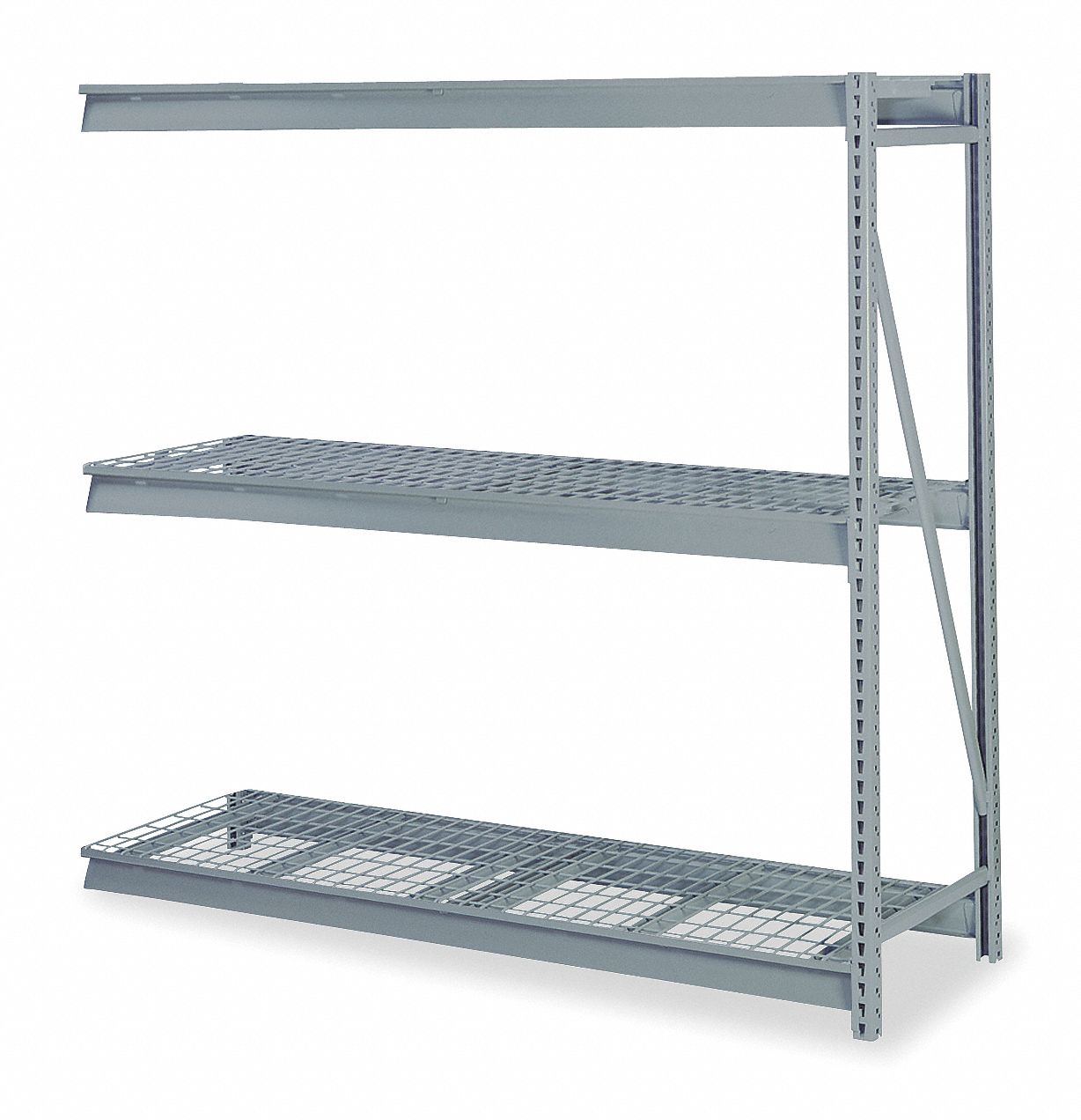 LYON LLC BULK RACK,ADD-ON,72"H,48"W,36"D,GRAY - Bulk Rack Shelving ...
