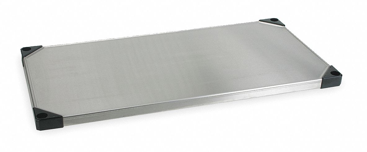 METRO, Solid Shelf, 60 in x 24 in, Solid Shelf - 1BEX1|2460FS - Grainger