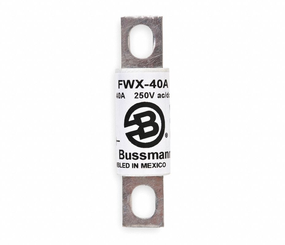BUSSMANN Fusible de Acción Rápida, 40A, Fibra de Vidrio con 500VCA/CD ...