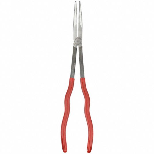 1 7/8 in Max Jaw Opening, 11 3/8 in Overall Lg, Needle Nose Plier ...