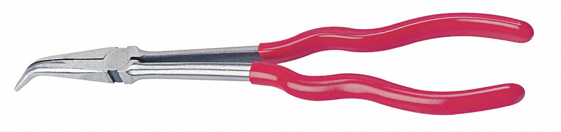 PROTO Needle Nose Plier: 1 7/8 in Max Jaw Opening, 11 3/8 in Overall Lg ...