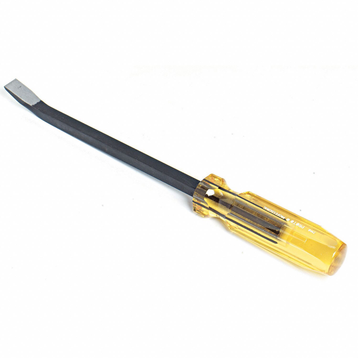 PROTO Screwdriver Handle Pry Bar: Chisel End, 15 in Overall Lg, 7/16 in ...