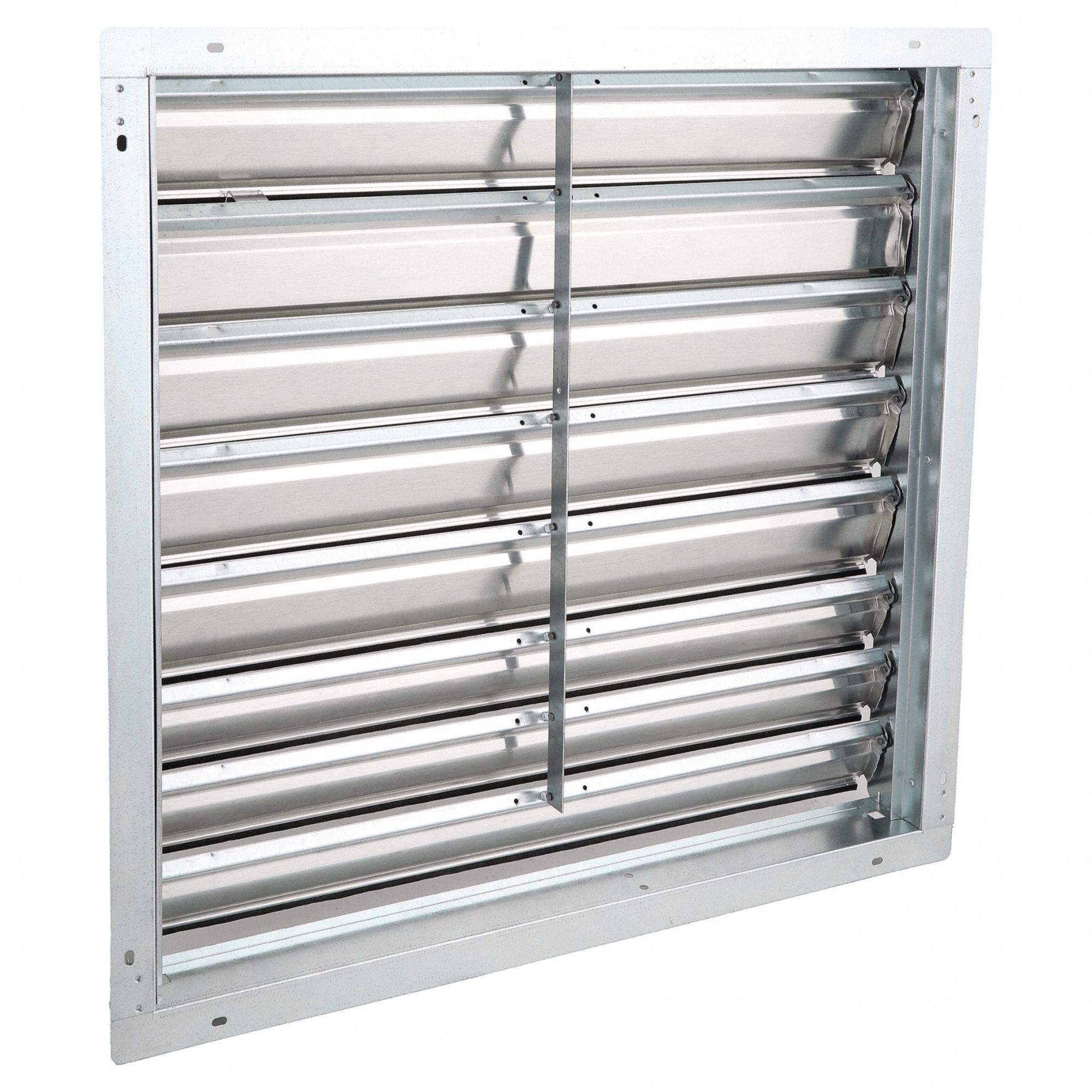 For 30 in Fan, Single Panel, 33"H-W 5 3/4"L Alu Wall Backdraft Damper ...