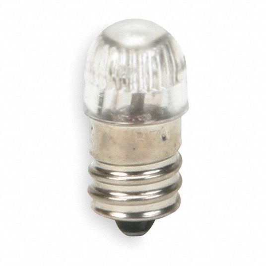 GE LIGHTING Miniature Neon Bulb, T4-1/2, Candelabra Screw (E12) - 1C706 ...