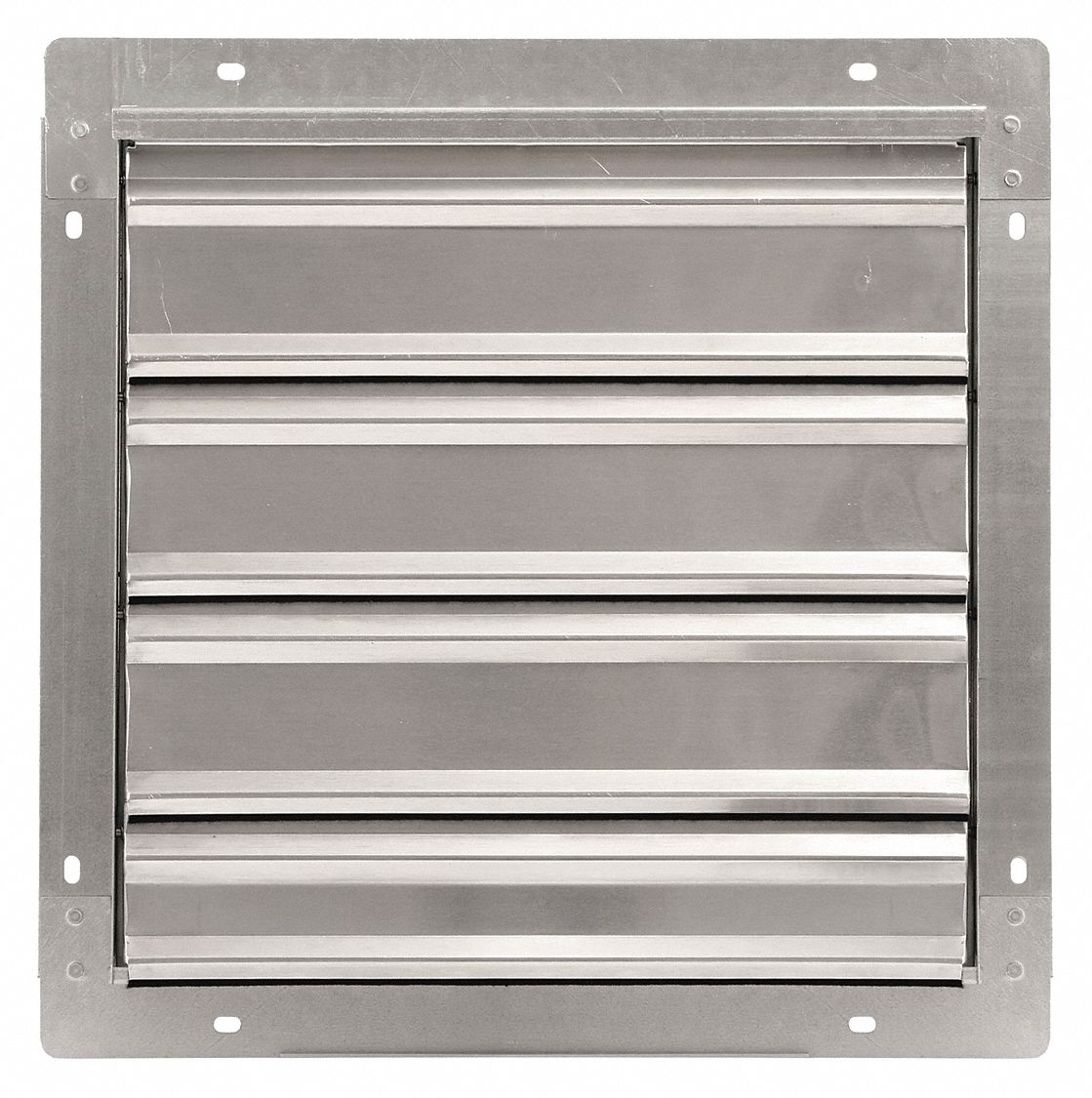 For 16 in Fan, Single Panel, 19"H-W 5.75"L Alu Wall Backdraft Dampr ...