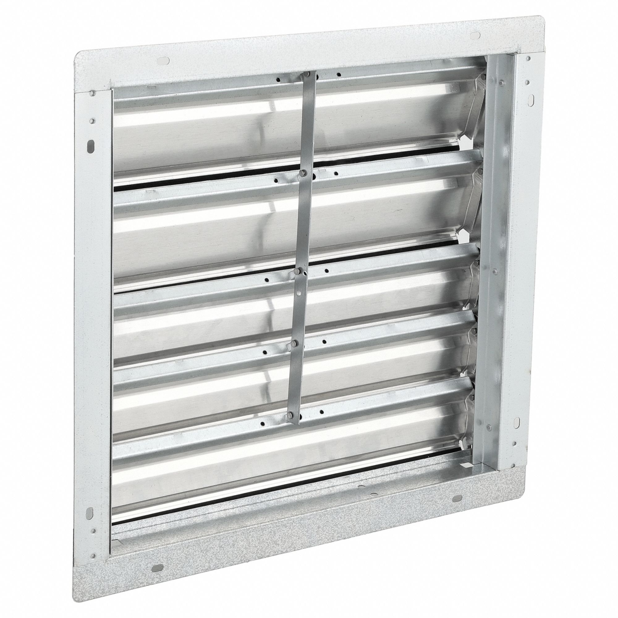 For 18 in Fan, Single Panel, 21"H-W 5.75"L Alu Wall Backdraft Dampr ...