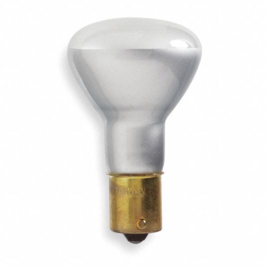 Miniature Incandescent Bulb, R12, Watts 20 - Grainger