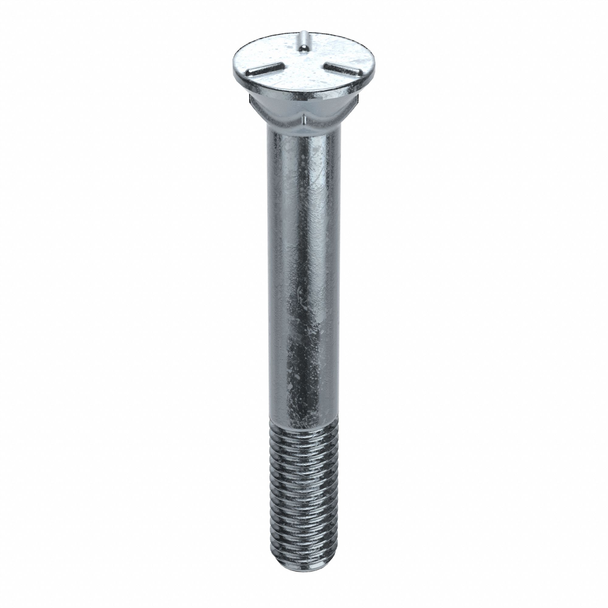  100 Flat Head 3 Plow Bolt 3 8 16 X 1 1 2 G 5 Zinc P C 13 12