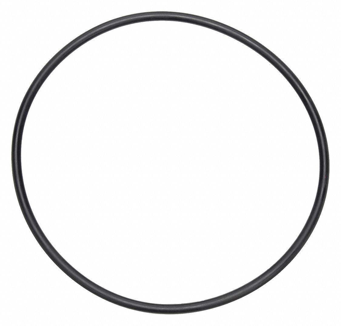 O-Ring, Durometer (Hardness) Rating Medium Hard, Round, Color Black ...
