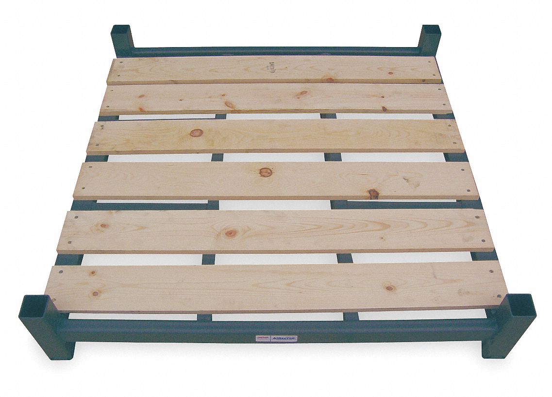 42 in x 60 in x 9 in, Wood Decking, Stack Rack Base - 1CJD4|BB2-4260HW ...