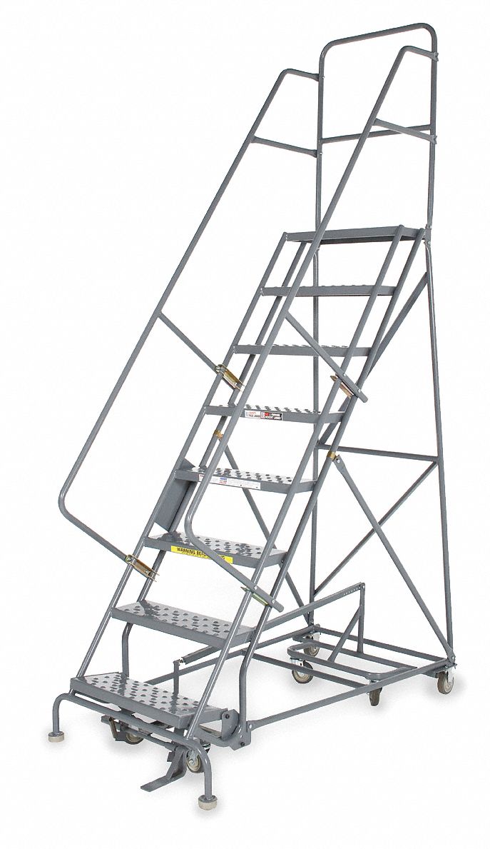 TRI-ARC, 10 ft Platform Ht, Unassembled, Rolling Ladder - 1CJK3|KDED112246 - Grainger