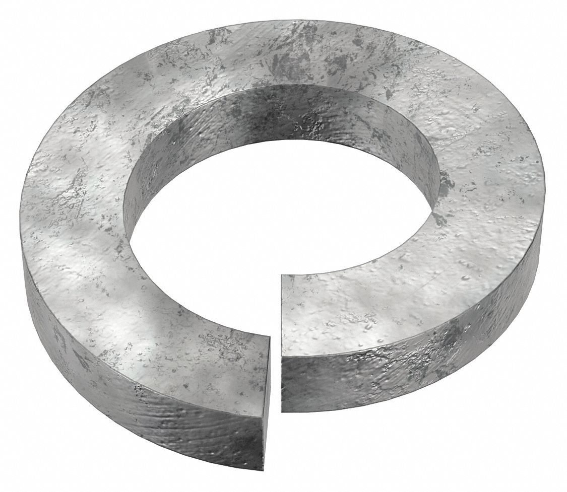 Steel, 7/8 in Screw Sz, Split Lock Washer - 1CJU9|LWIS087GUSA-025BX ...