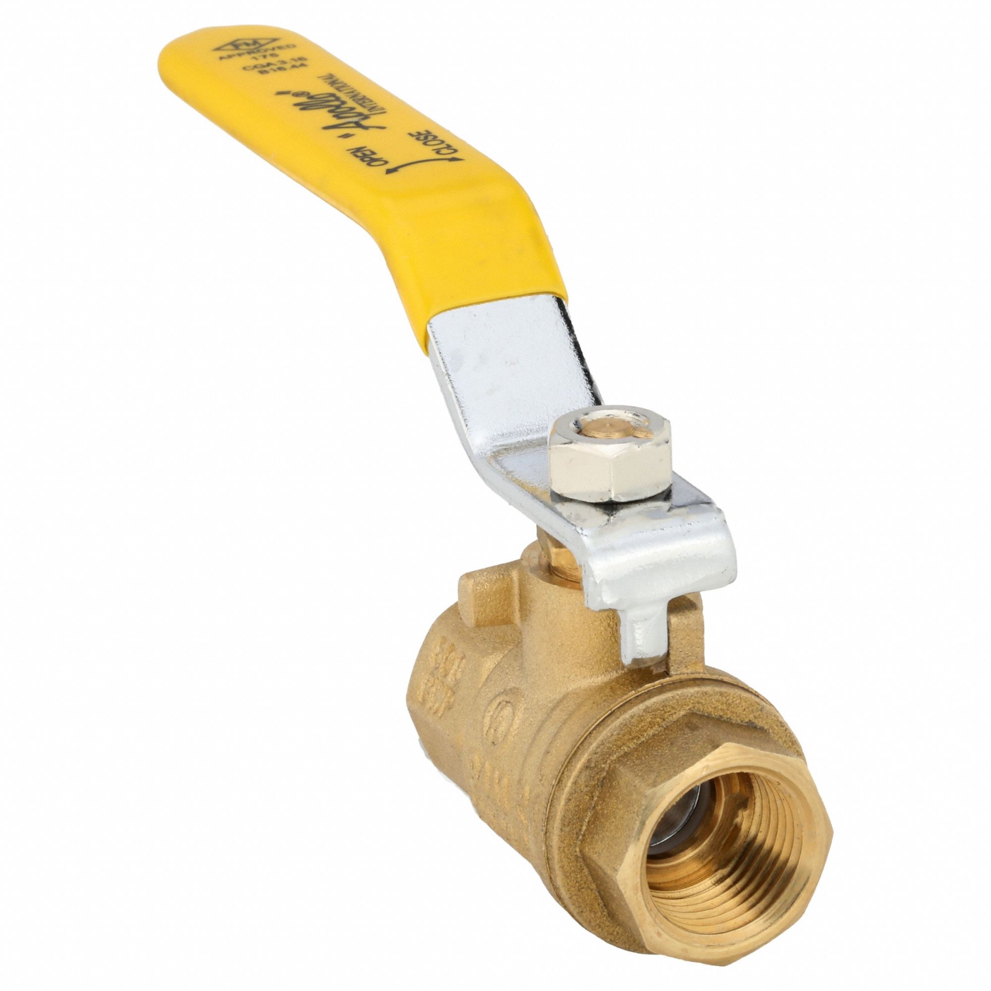APOLLO, 3/8 in, Brass, Manual Two-Way Ball Valve - 1CKC9|94A10201 ...