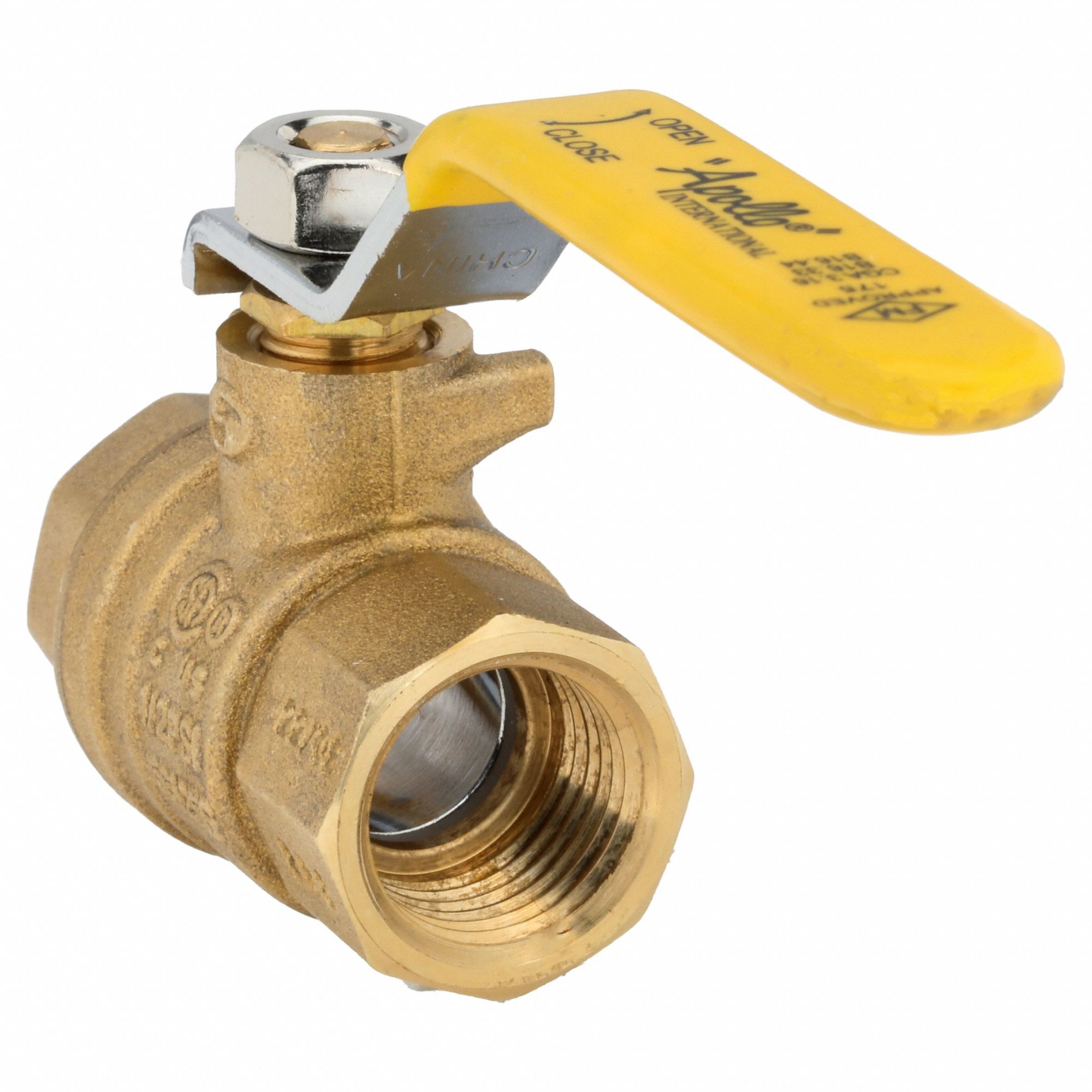 APOLLO, 1/2 in, Brass, Manual Two-Way Ball Valve - 1CKD1|94A10301 - Grainger