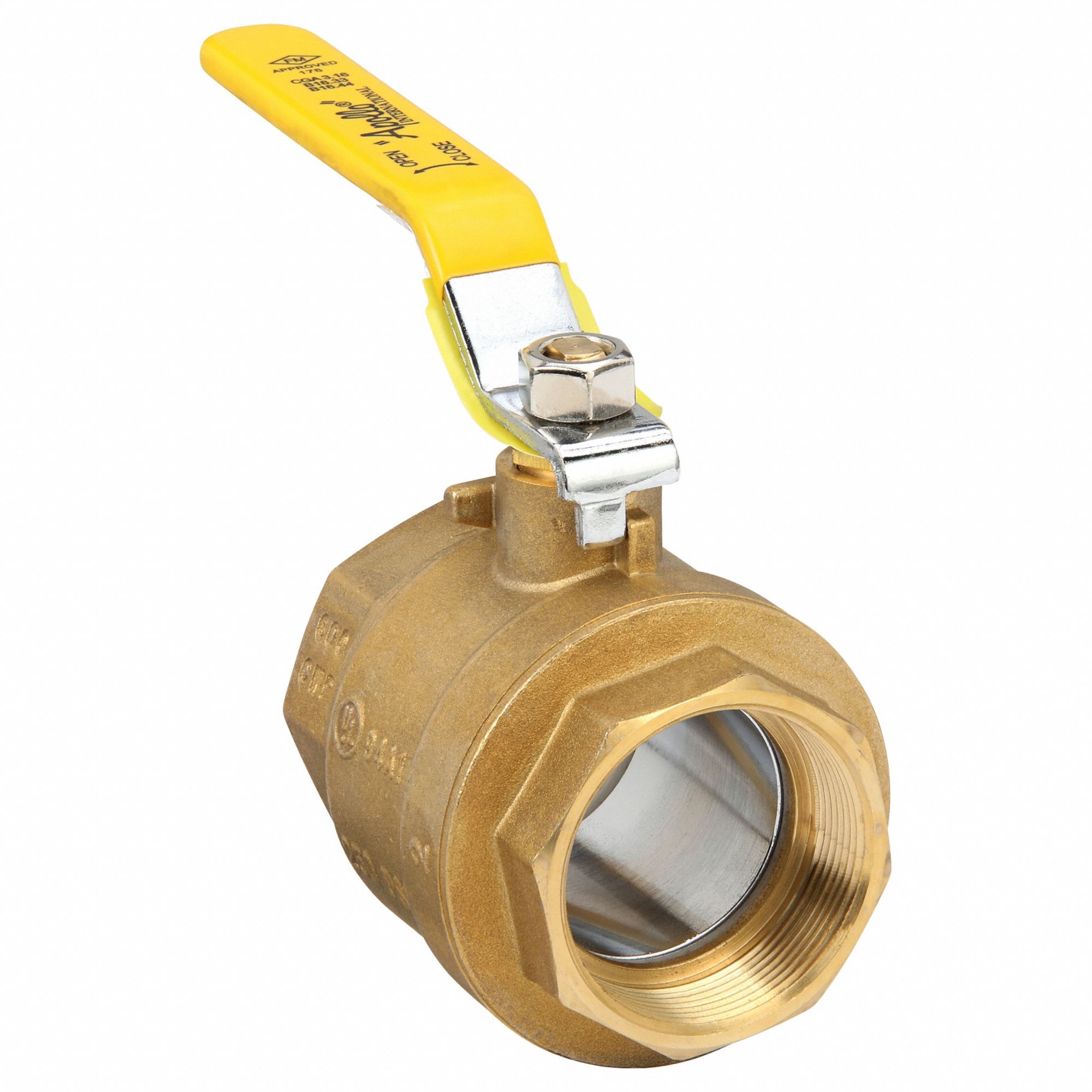 APOLLO, 2 in, Brass, Manual Two-Way Ball Valve - 1CKD6|94A10801 - Grainger