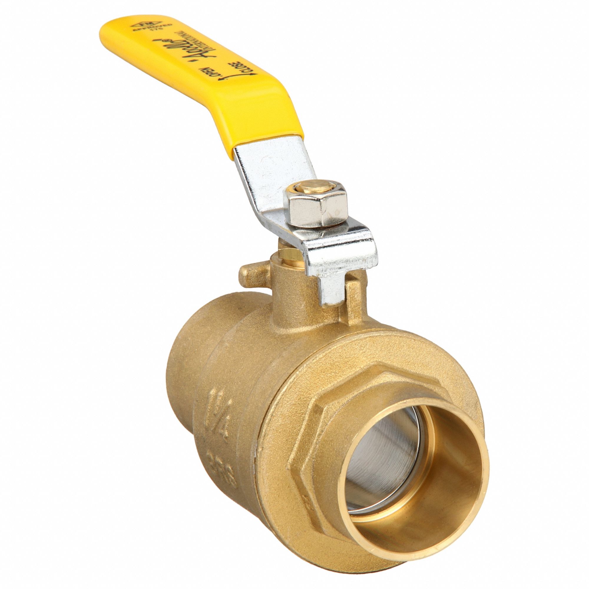 APOLLO, 1 1/4 in, Brass, Manual Two-Way Ball Valve - 1CKE4|94A20601 ...