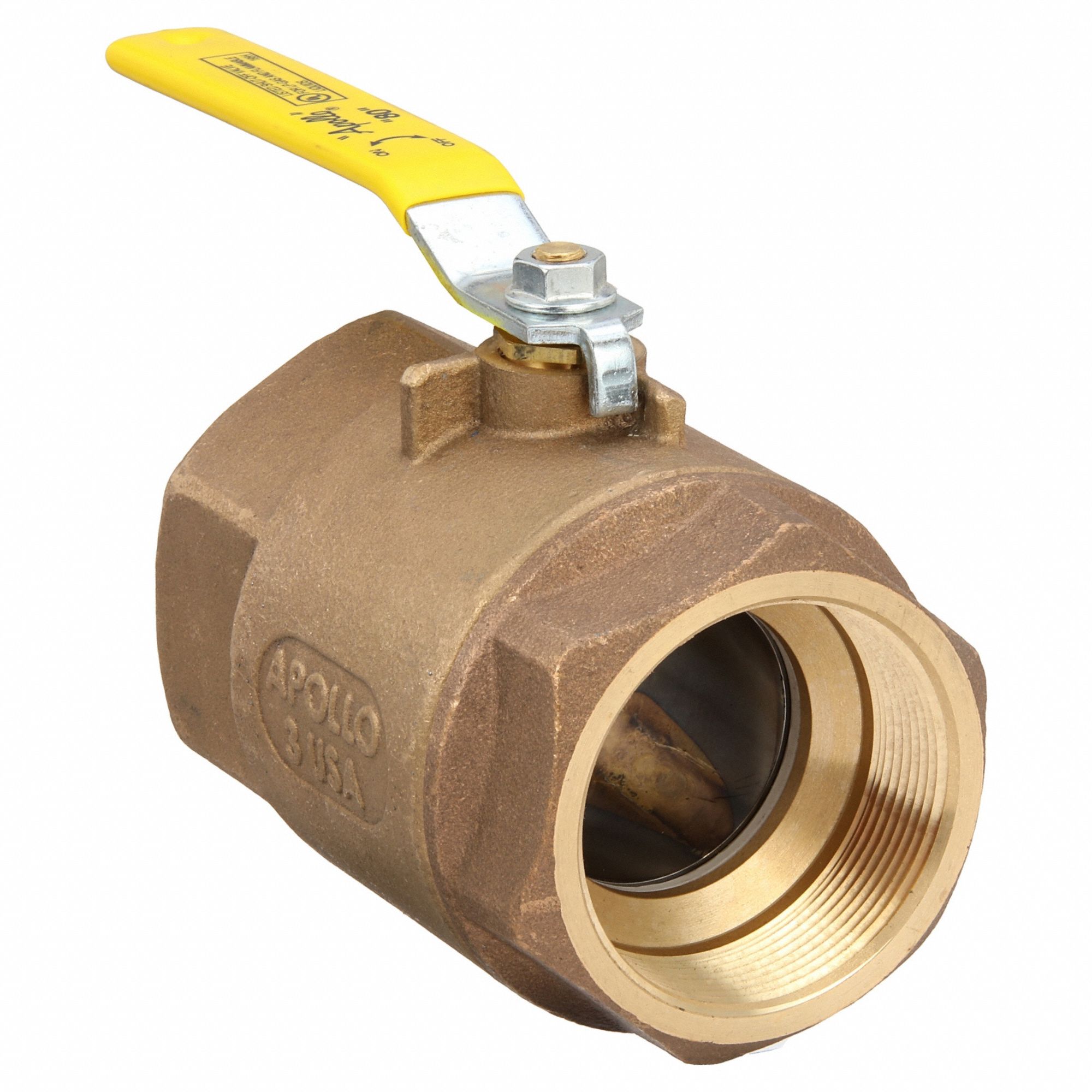 APOLLO, 3 in, Bronze, Manual Two-Way Ball Valve - 1CKJ5|8010001 - Grainger