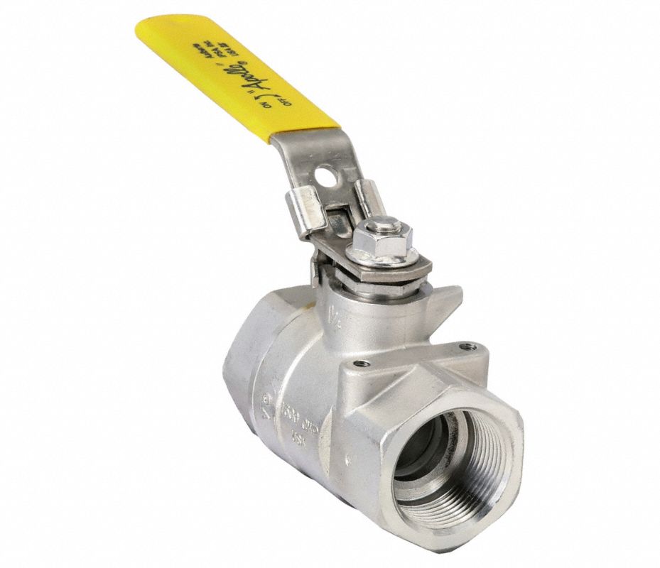 APOLLO Válvula Esférica Acero Inoxidable CF8M (H)NPT x (H)NPT, Palanca ...