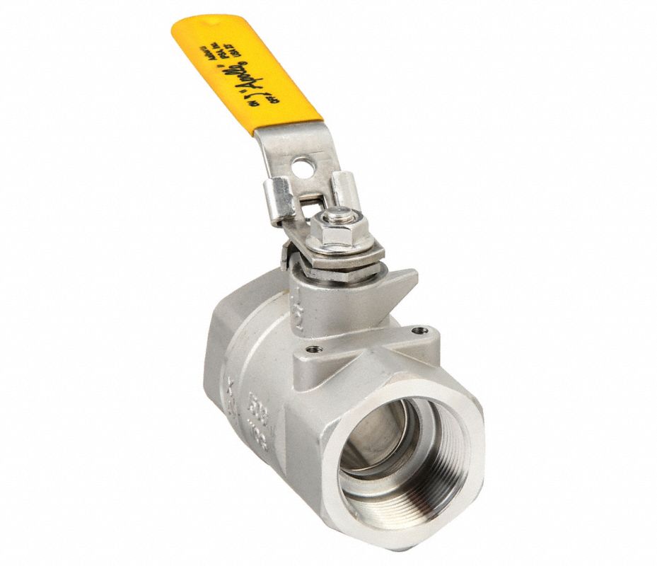 APOLLO Válvula Esférica Acero Inoxidable CF8M (H)NPT x (H)NPT, Palanca ...