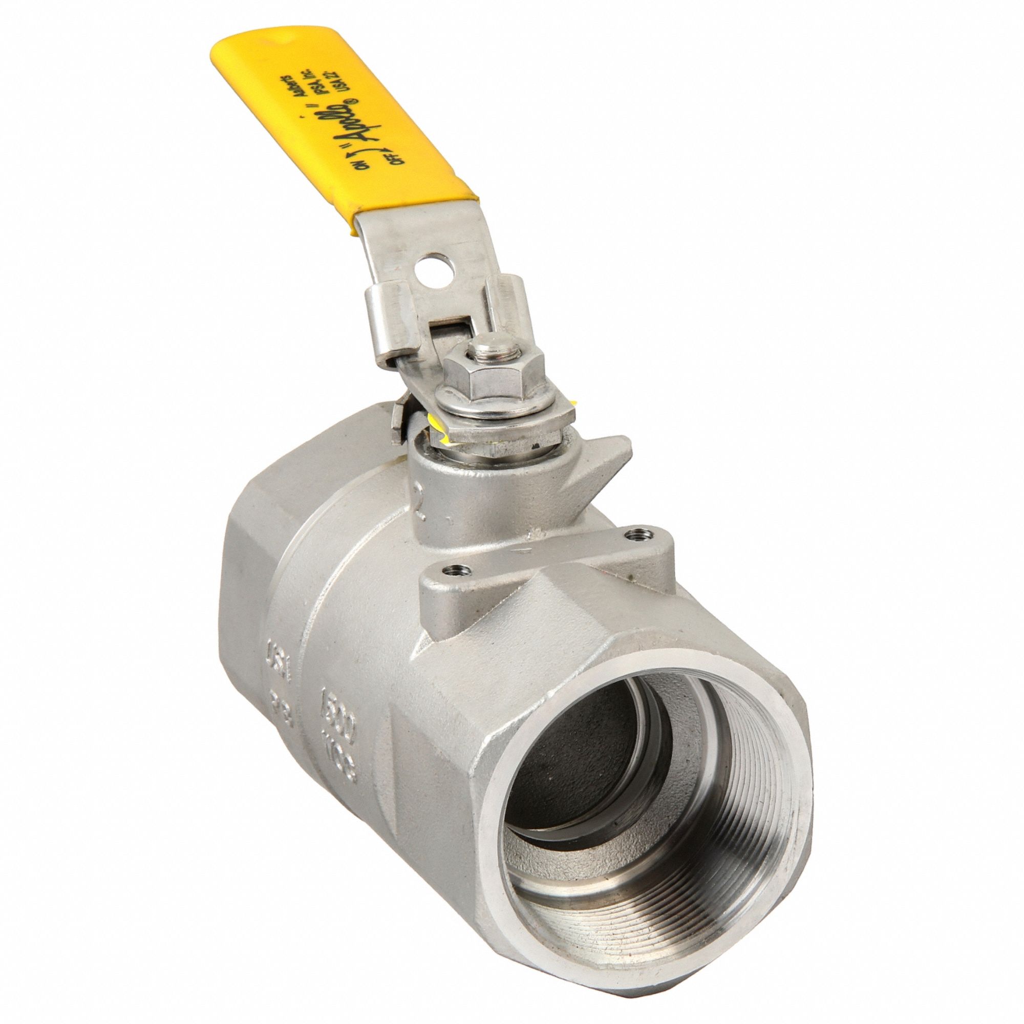 APOLLO, 2 in Nominal Valve Size, Stainless Steel, Manual Two-Way Ball Valve - 1CKT4|7610827 ...