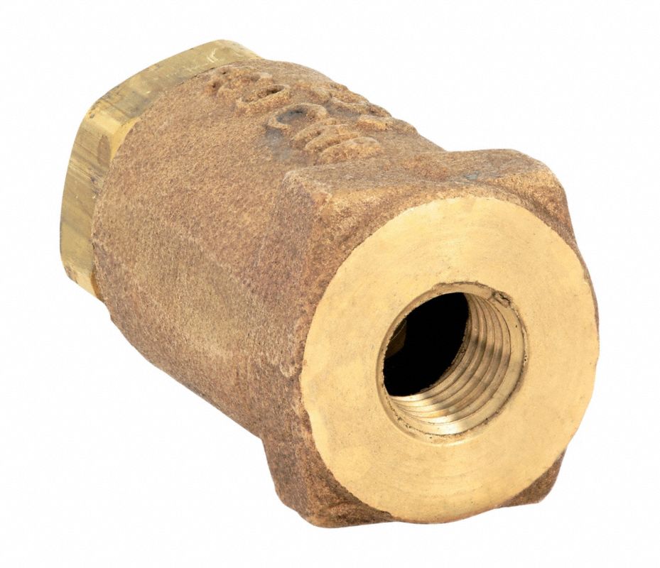 APOLLO Válvula de Retención de Resorte Esfera Cónica de 1/2", Bronce ...