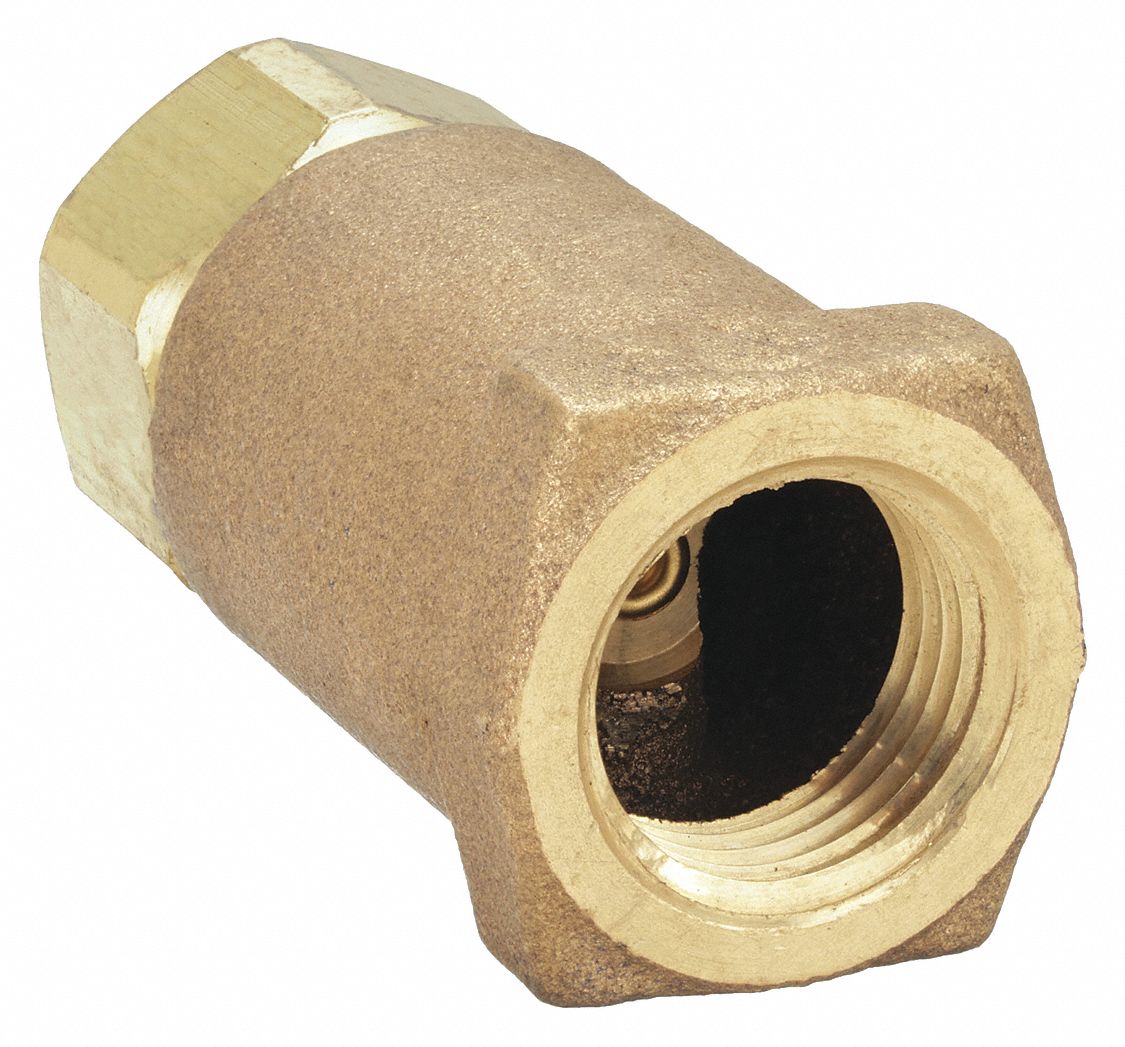 Apollo Single Flow Inline Ball Cone Ball Cone Spring Check Valve