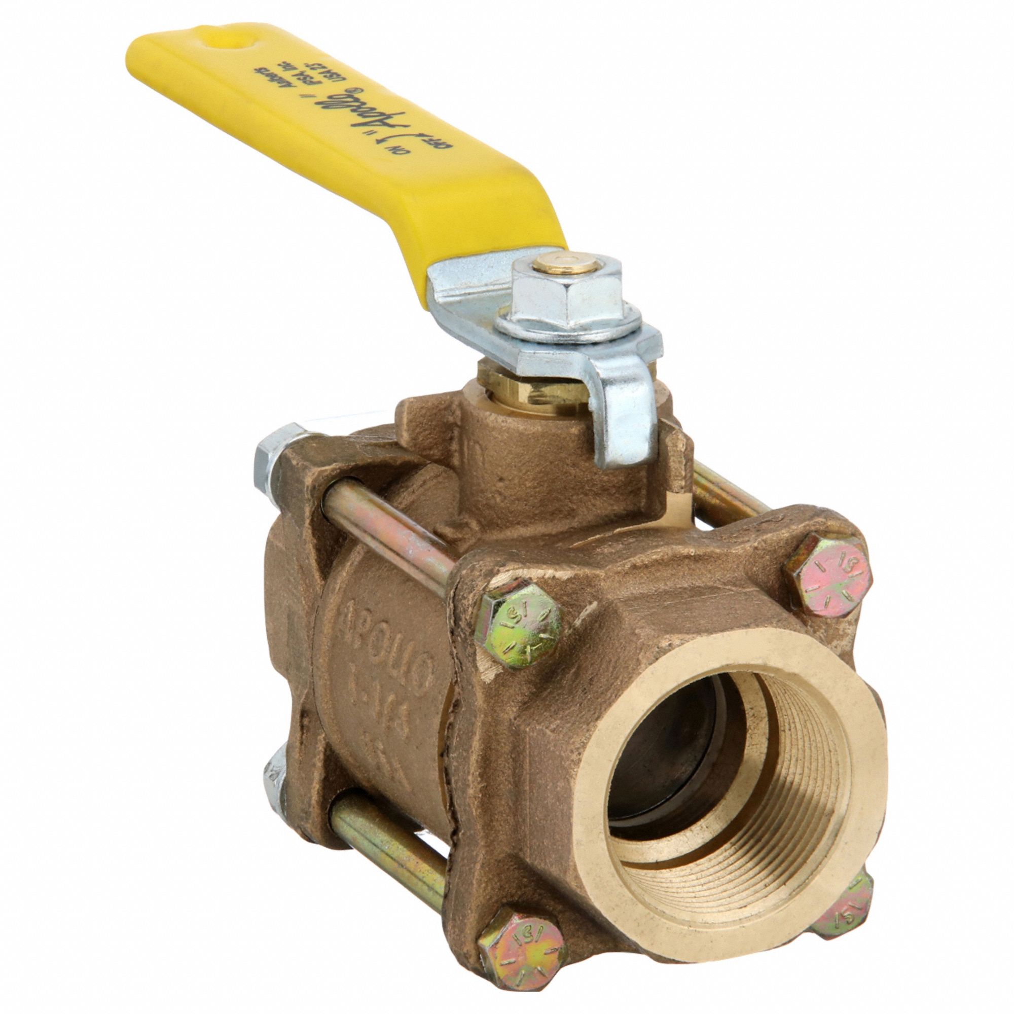 APOLLO, 1 1/4 in, Bronze, Manual Two-Way Ball Valve - 1CLD2|8210601 - Grainger