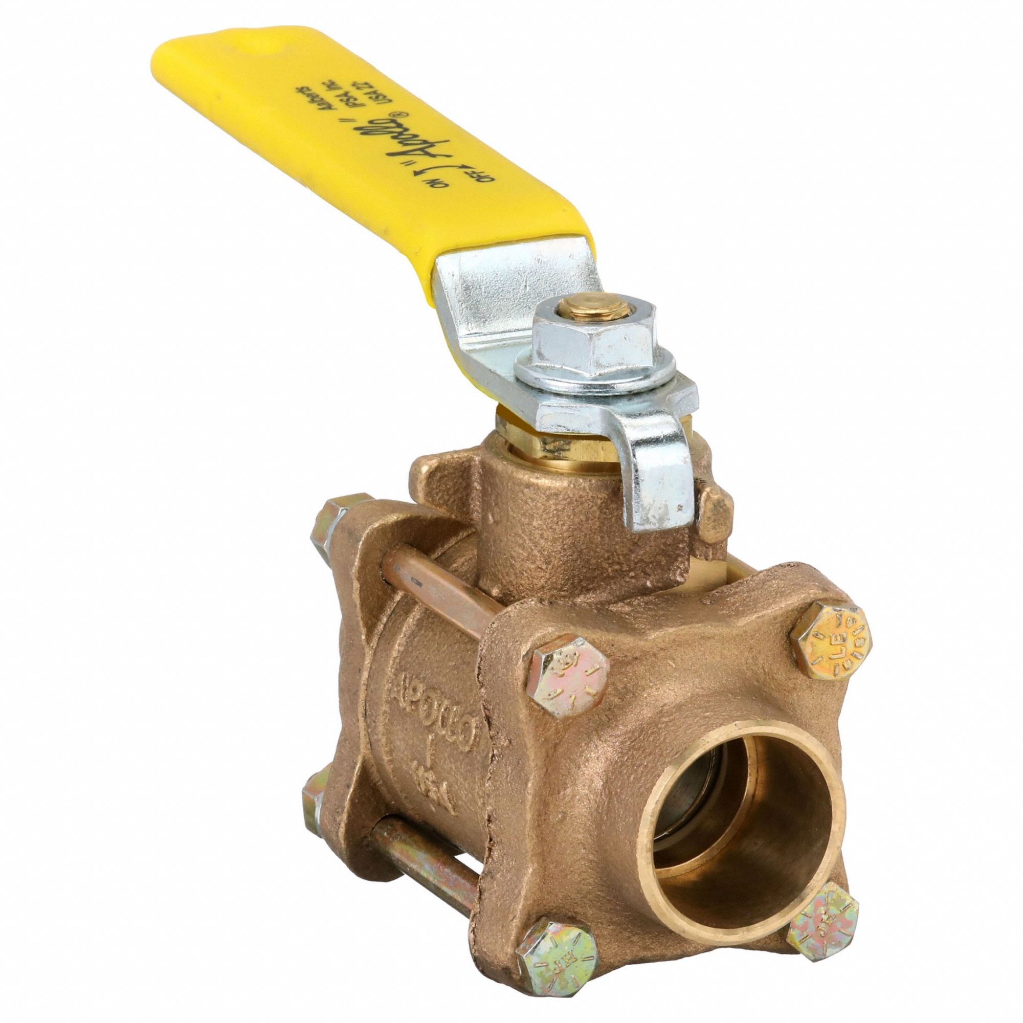 APOLLO, 1 in, Bronze, Manual Two-Way Ball Valve - 1CLE2|8220501 - Grainger