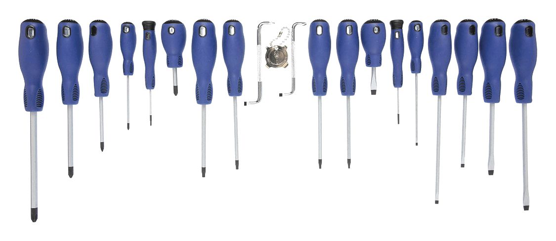 Screwdriver Set, Assorted, Number of Pieces 20 - Grainger